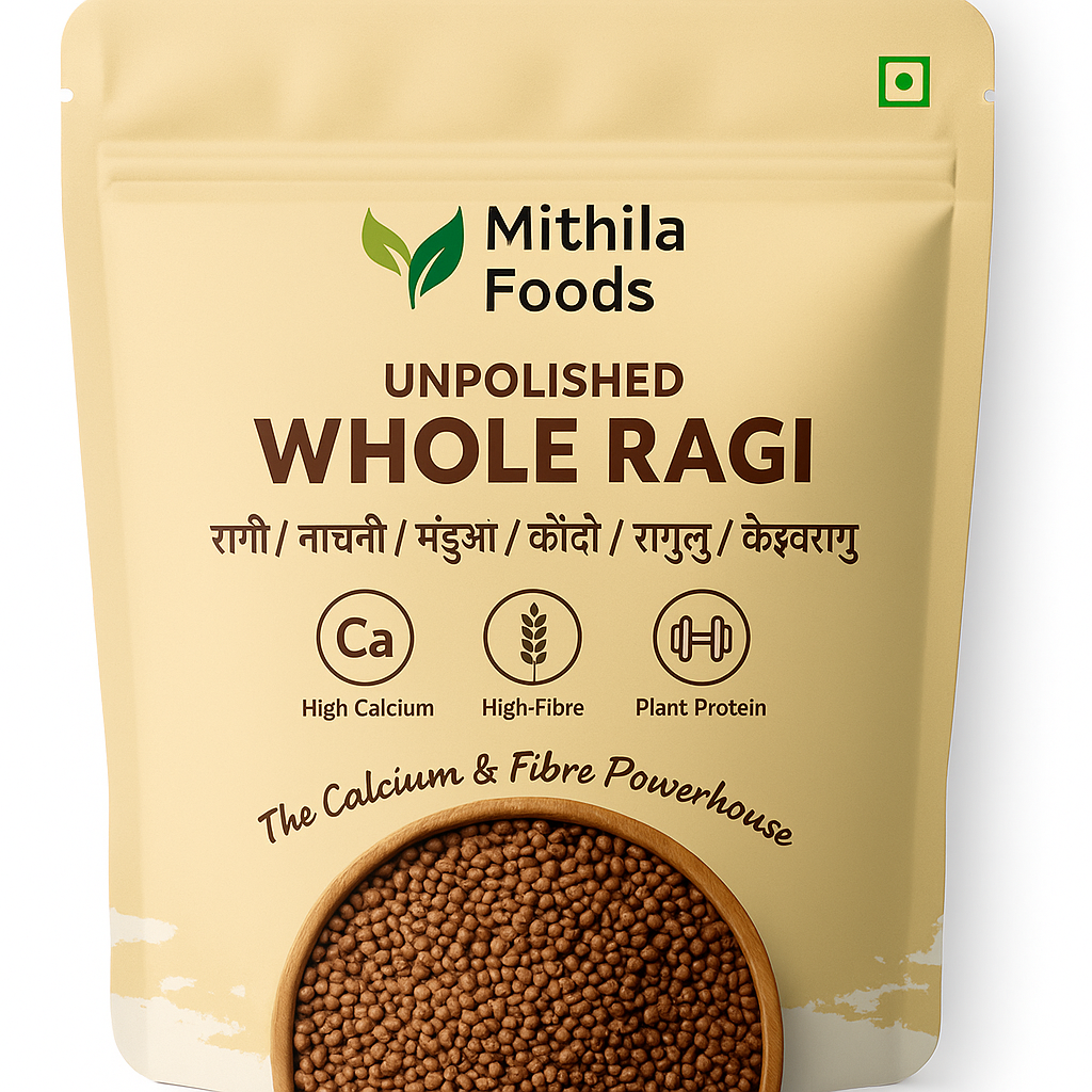 Unpolished Whole Ragi (Finger Millet/Nachni/Mandua/Kezhvaragu/Ragulu ...