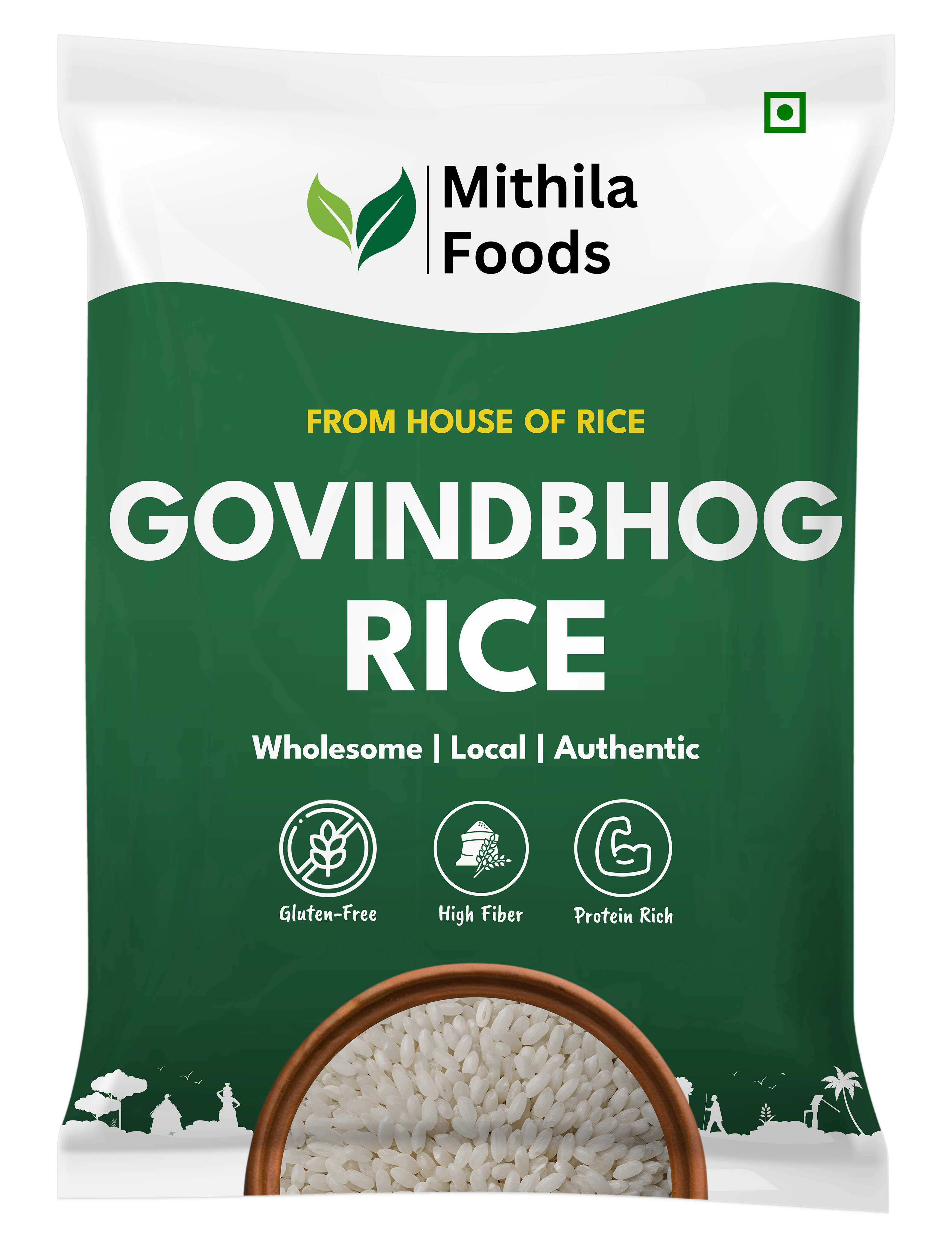 Govind Bhog Rice | Aromatic Rice for Kheer | Mithila Foods