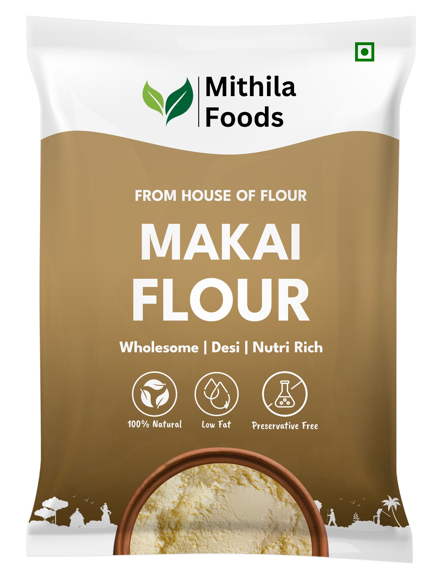 Makai Atta | Gluten-Free Corn Flour | Mithila Foods