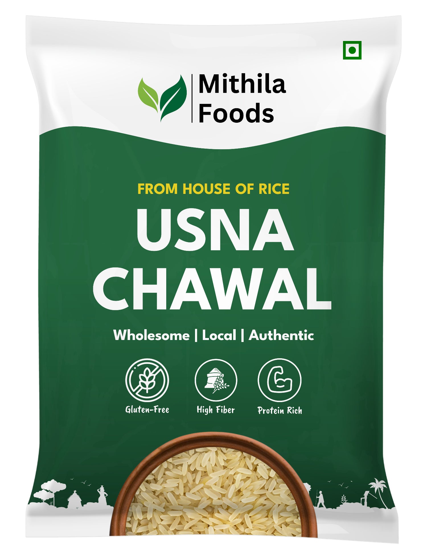 Usna Chawal | Parboiled Rice Low GI | Easy Digest Khichdi Rice ...